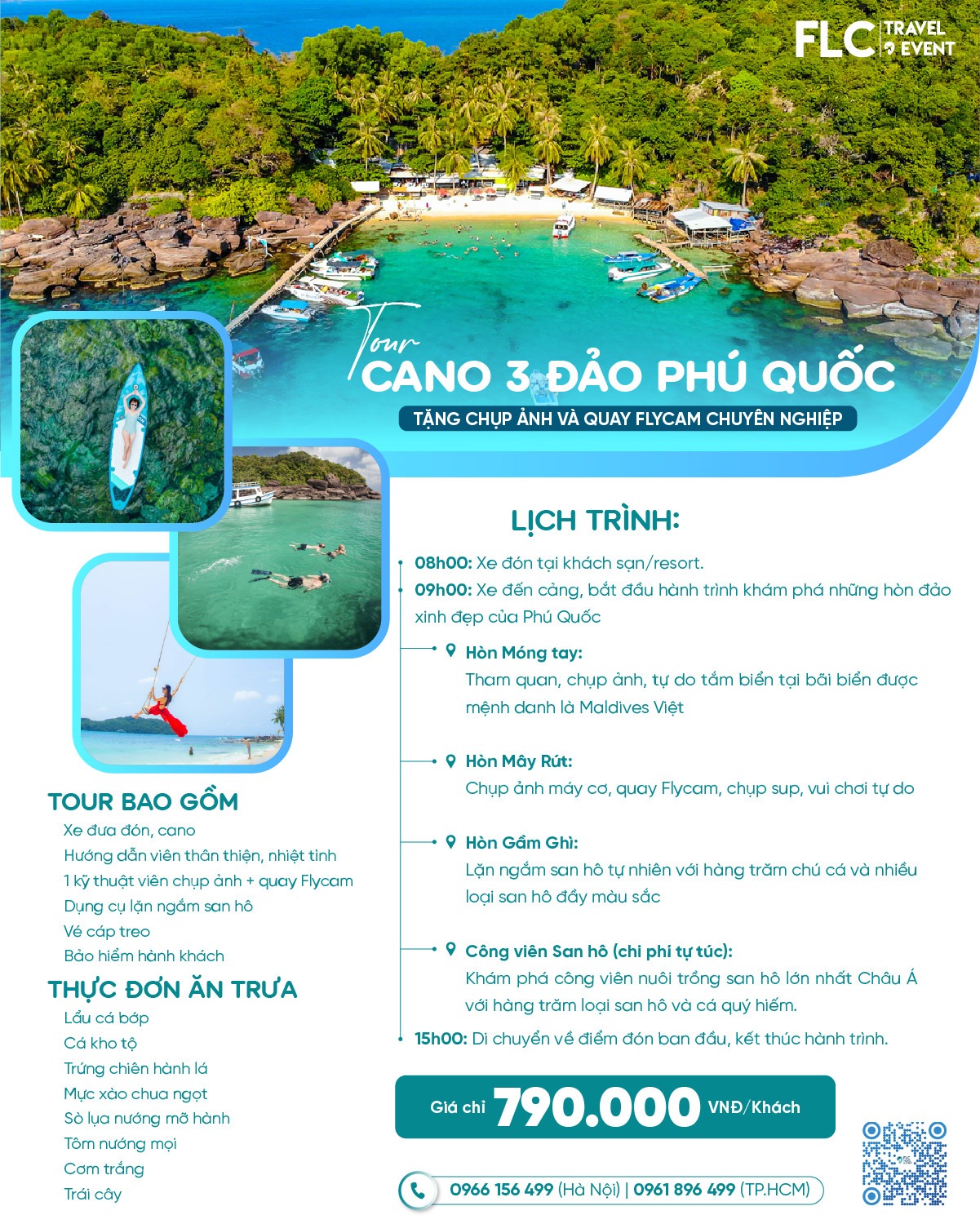 Tour Cano 03 Đảo - Khám phá 03 đảo Phú Quốc ⋆ FLC Travel & Event - Sự ...