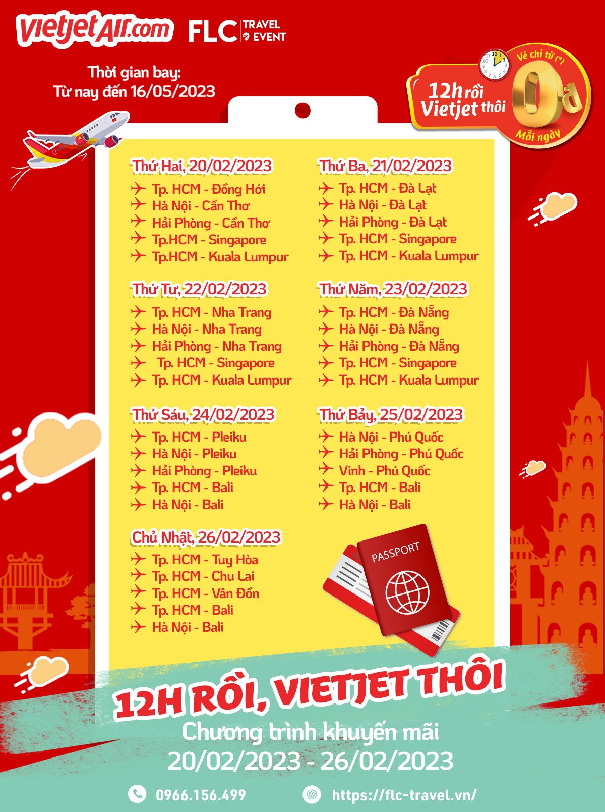 “12h rồi, Vietjet thôi” - Vé bay 0 đồng khung giờ vàng 12h-14h mỗi ngày ...